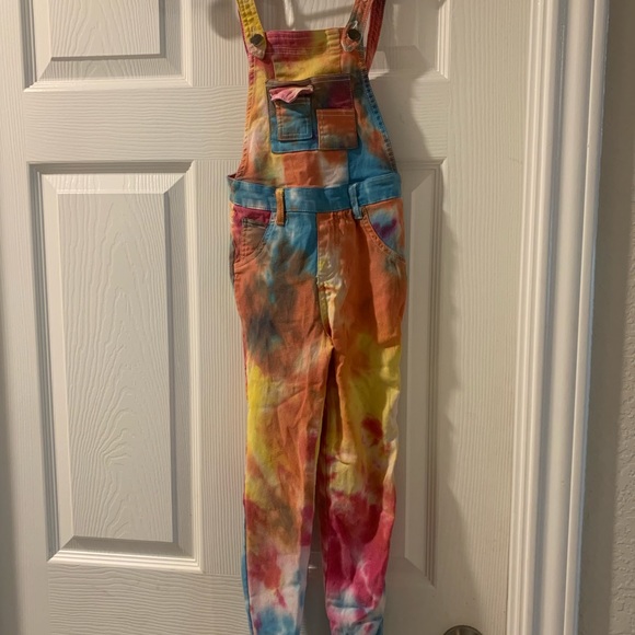 Bottoms | Crazy Color Overalls | Poshmark